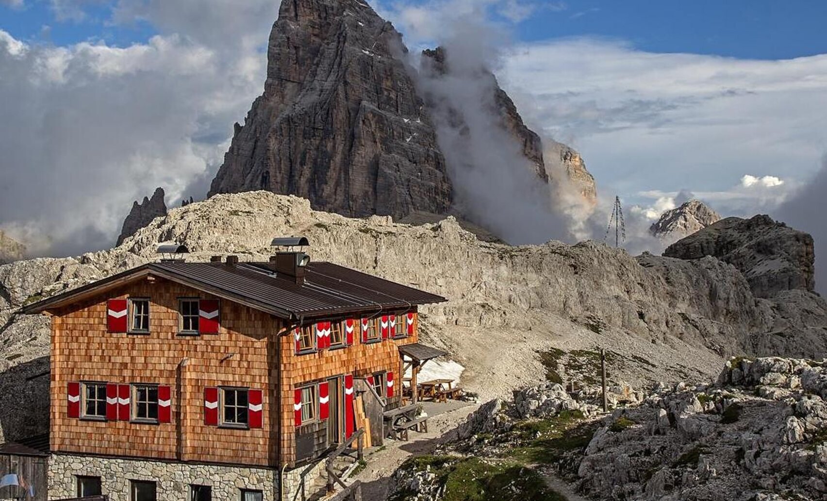 Dreizinnenhütte / Rifugio Locatelli hut - Drei Zinnen